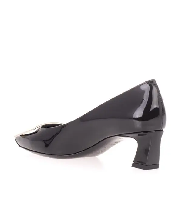 ROGER VIVIER Trompette Buckle Pumps - Black
