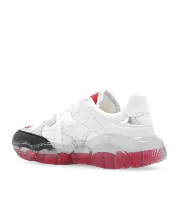 Moschino Panelled Lace-up Sneakers