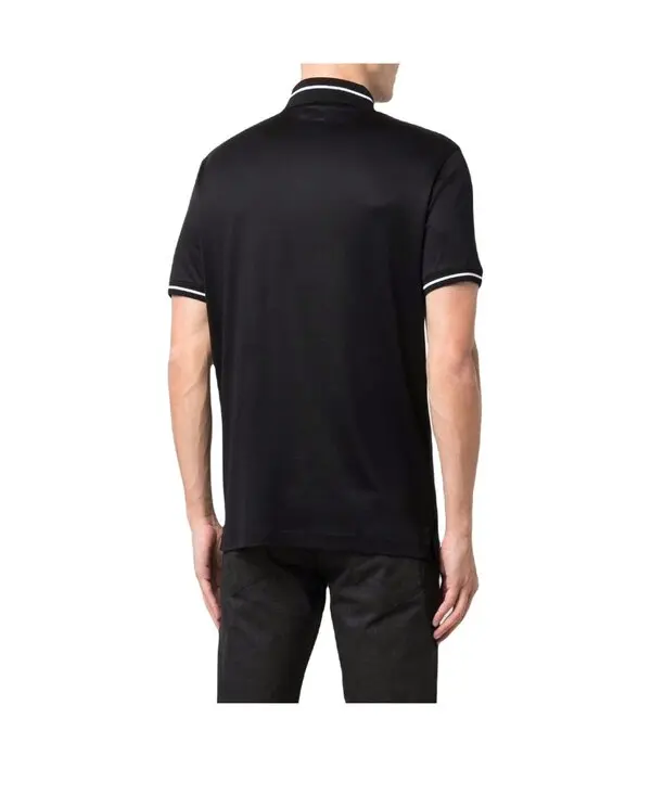 Emporio Armani Stripe-trimmed Polo Shirt