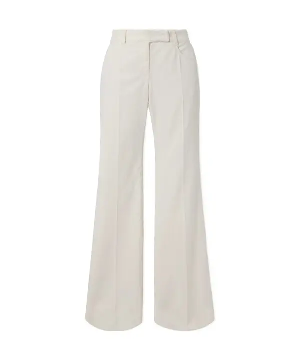 Brunello Cucinelli Flared Trousers - White