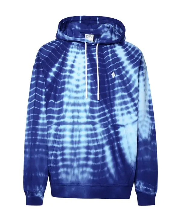 MARCELO BURLON COUNTY OF MILAN Soundwaves Hoodie - Blue