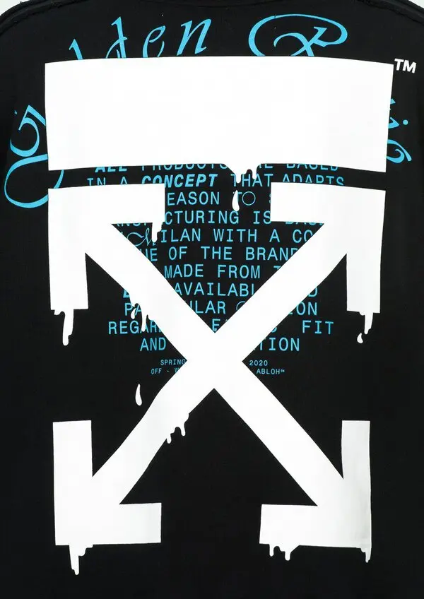 Off-White Dripping Arrows Crewneck Sweatshirt