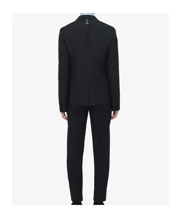 Alexander McQueen Skull Jacquard Single Breasted Blazer