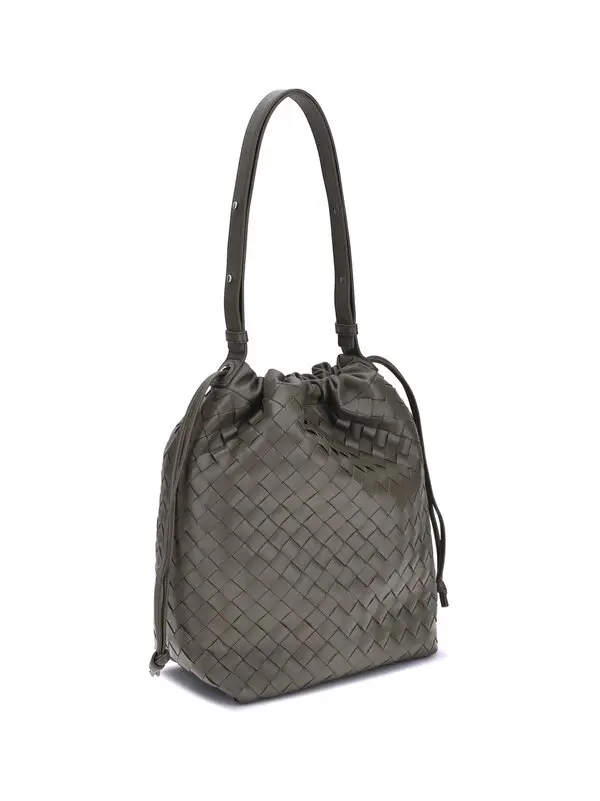 Bottega Veneta Intrecciato Drawstring Bucket Bag