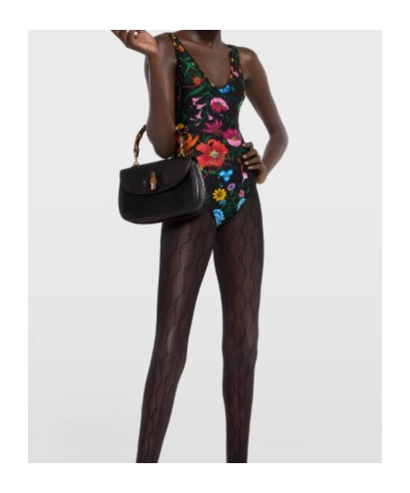 Gucci Flora Print One-piece Swimsuit - Multicolor