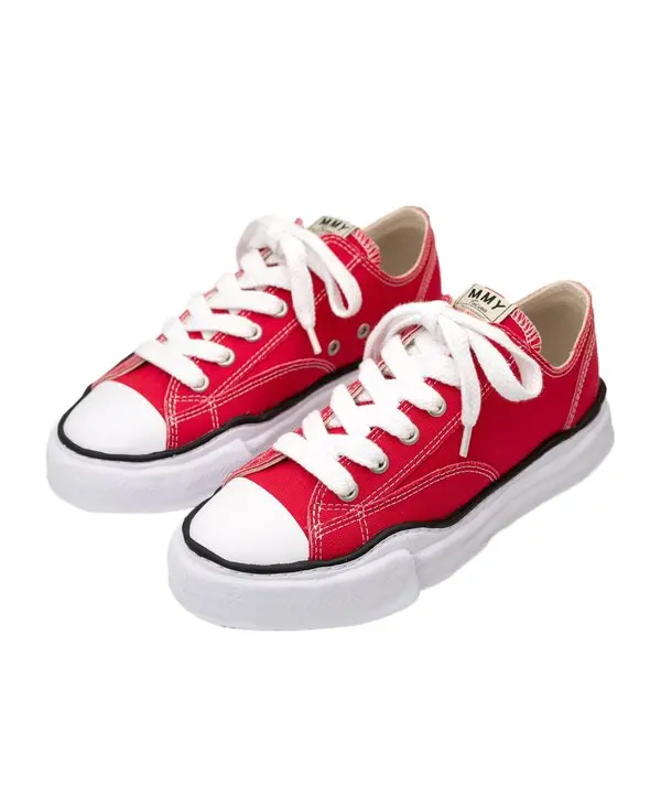 Mihara Yasuhiro Low Top Lace-up Sneakers - Red