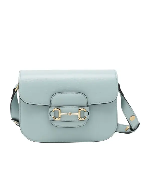 Gucci 1955 Horsebit Small Shoulder Bag - Light Blue