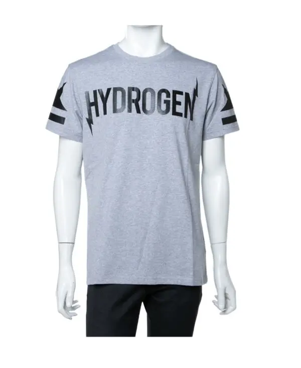 HYDROGEN Logo T-shirt - Blue