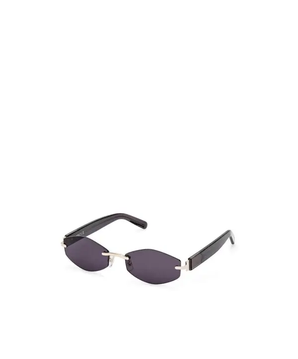 Gcds Metal Frame Geometric Sunglasses