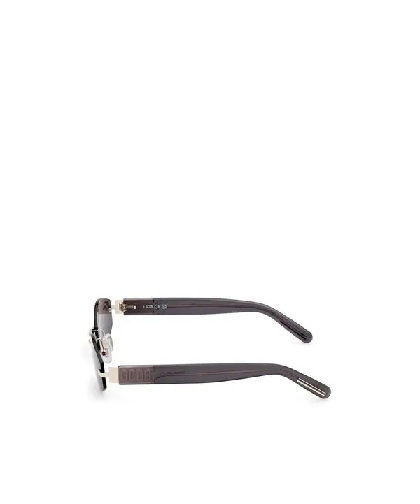 Gcds Metal Frame Geometric Sunglasses