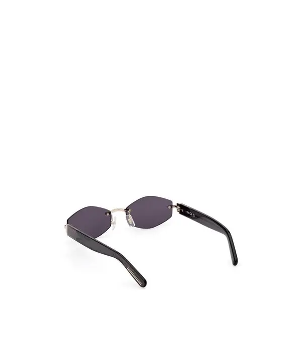 Gcds Metal Frame Geometric Sunglasses
