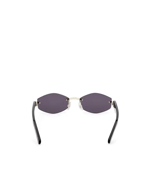 Gcds Metal Frame Geometric Sunglasses