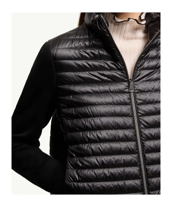 Moncler Quilted Zipped Cardigan - Black