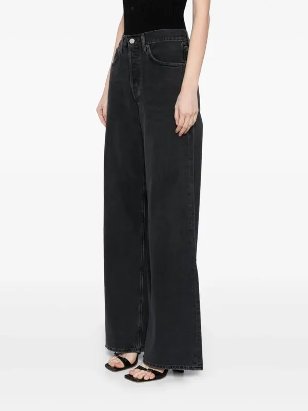 AGOLDE Dame Jeans - Black