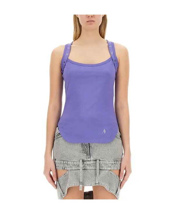 Attico Eyelet Detail Tank Top
