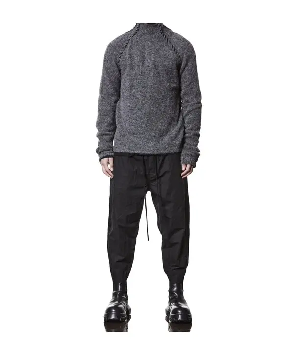 THOM KROM High Neck Knitwear With Outstitching
