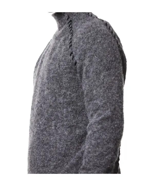 THOM KROM High Neck Knitwear With Outstitching