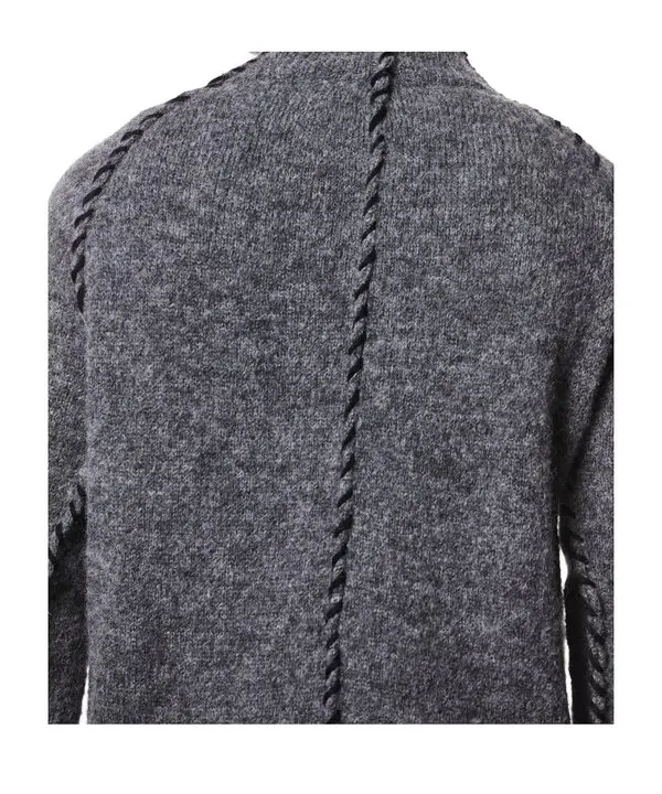 THOM KROM High Neck Knitwear With Outstitching