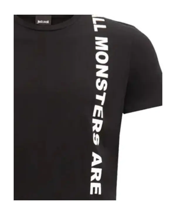 Just Cavalli Logo T-shirt - Black