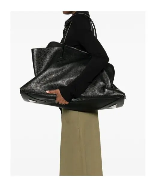 Attico The La Passeggiata Large Tote Bag - Black