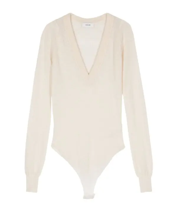 HAIKURE Rita V-neck Long-sleeve Bodysuit