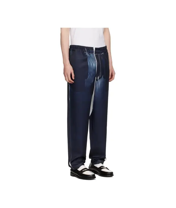 Comme Des Garçons Printed Twill Trousers