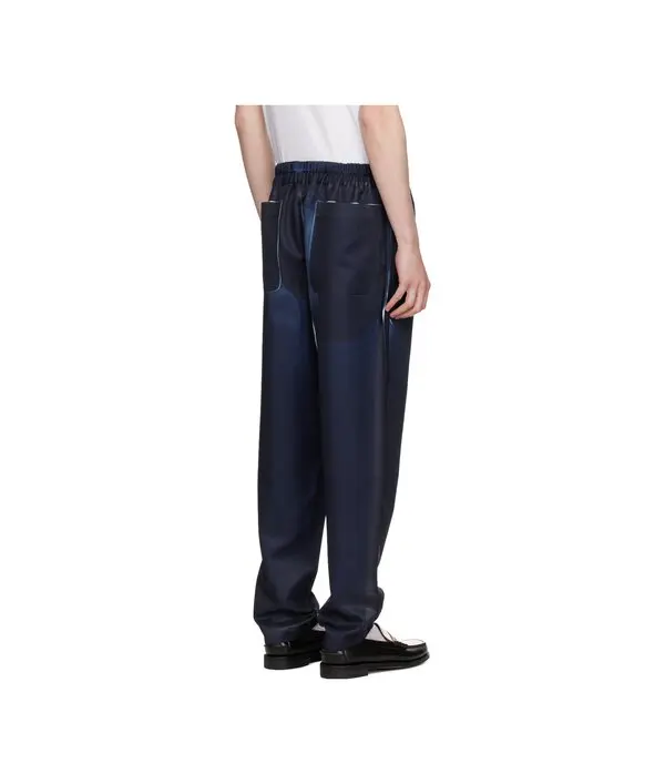 Comme Des Garçons Printed Twill Trousers