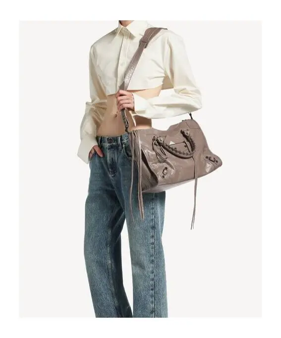 Balenciaga Le City Medium Shoulder Bag - Deep Nova