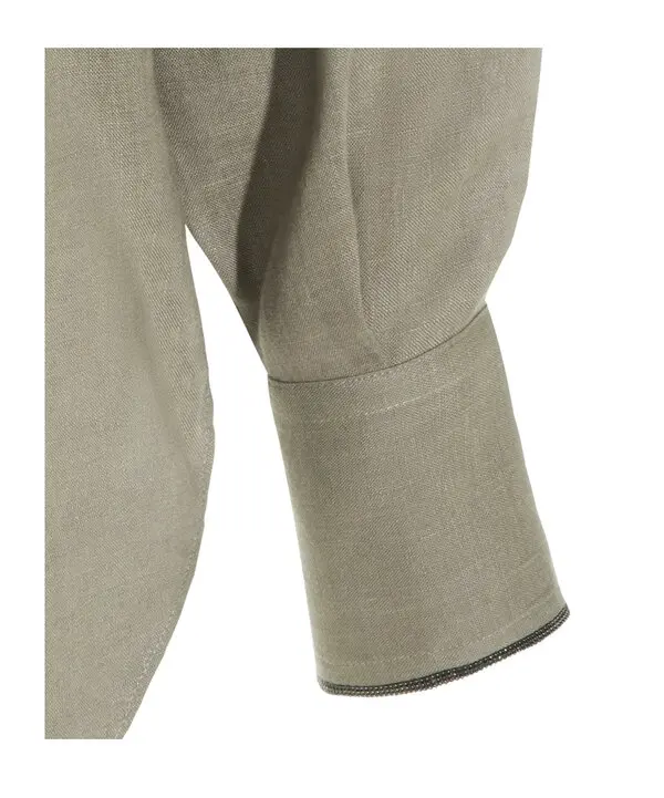 Brunello Cucinelli Monili Shirt - Khaki