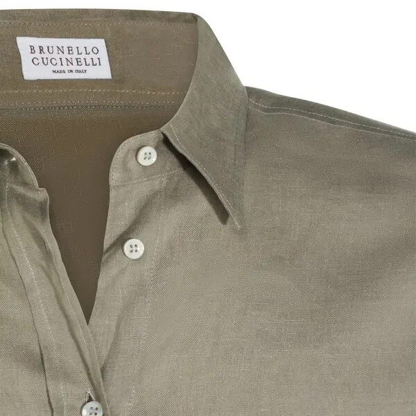 Brunello Cucinelli Monili Shirt - Khaki
