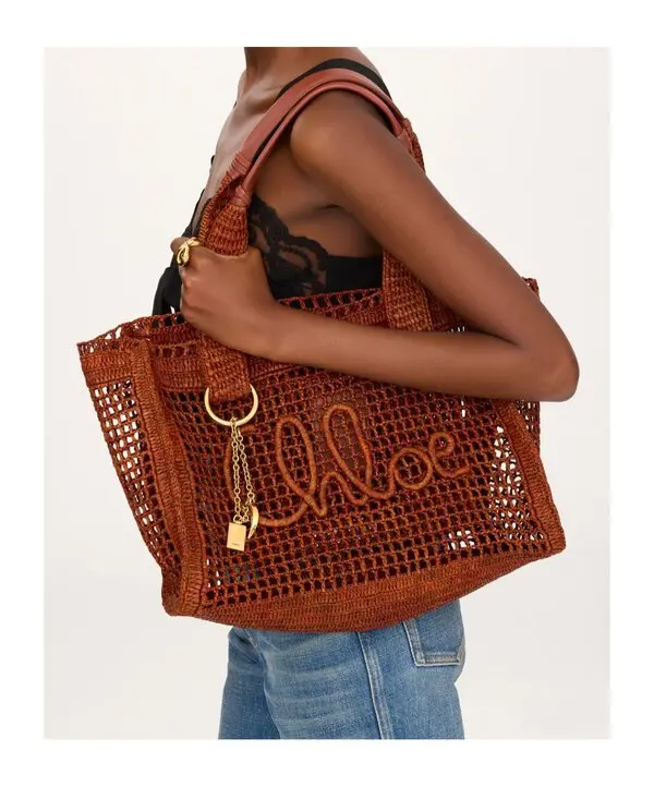 Chloé Summer Banana East-west Tote Bag - Brown