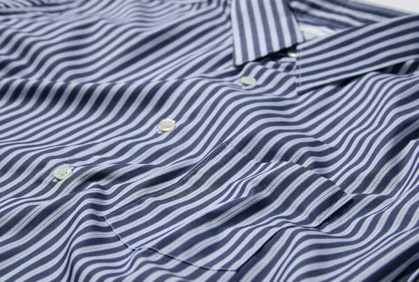 Comme Des Garçons Striped Shirt - Blue
