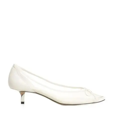 Jacquemus Tourni Heeled Pumps - White