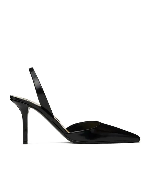 Proenza Schouler Slash Slingback Heels - Black