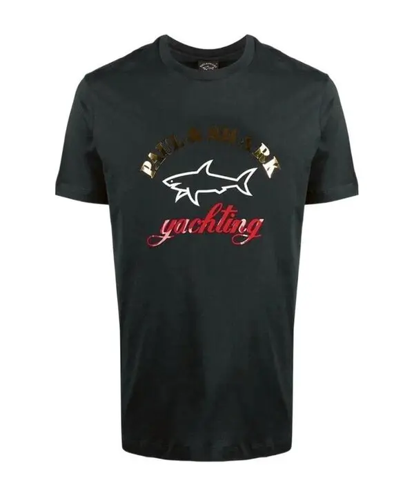 PAUL  SHARK Round-necked Logo T-shirt