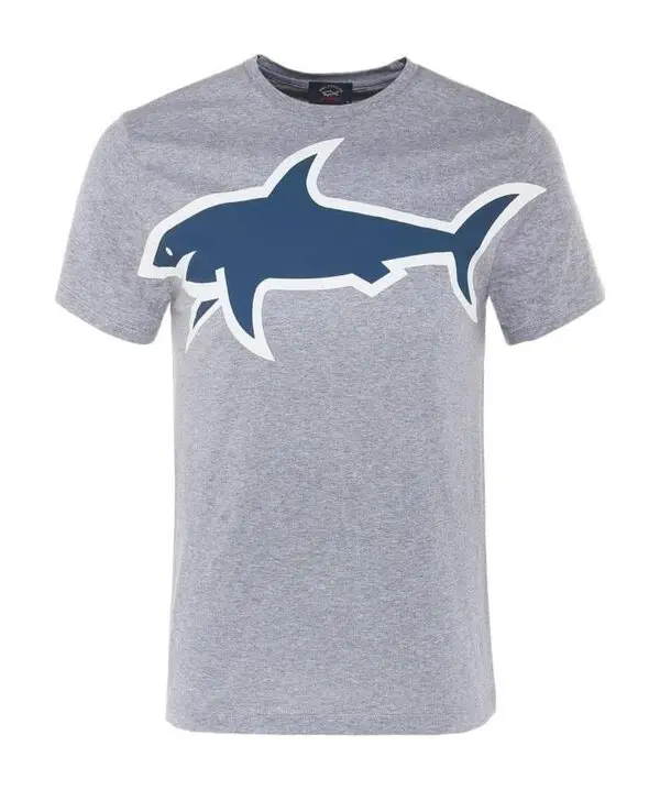 PAUL  SHARK Round-necked Logo T-shirt