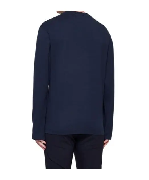 Burberry Ekd Printed Crewneck Sweatshirt - Navy Blue