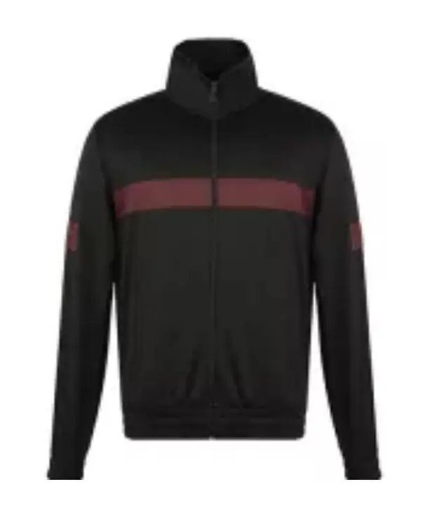 Prada Striped Zip-up Jacket
