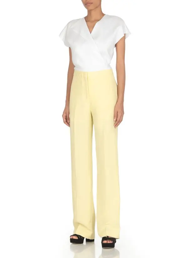 Fabiana Filippi High Waist Straight-leg Trousers - Nude