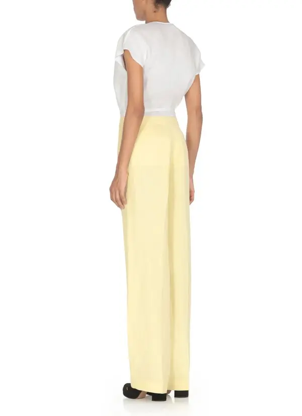 Fabiana Filippi High Waist Straight-leg Trousers - Nude