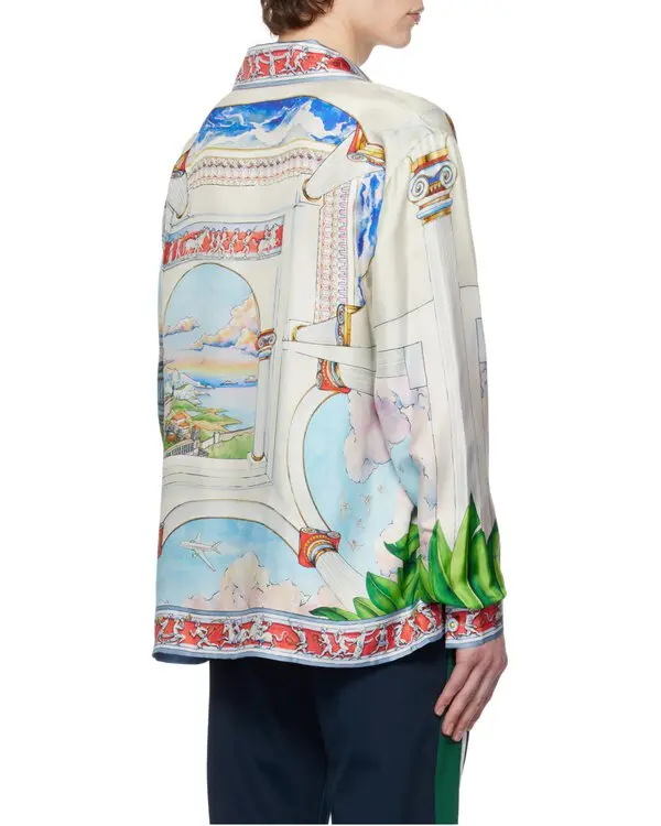 Casablanca Le Passage Satin Shirt