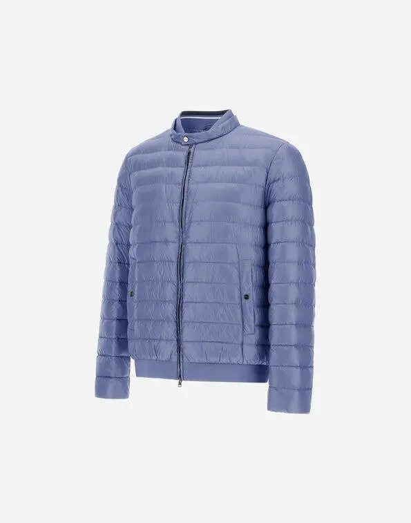 Herno Quilted Zip-front Stand Collar Jacket