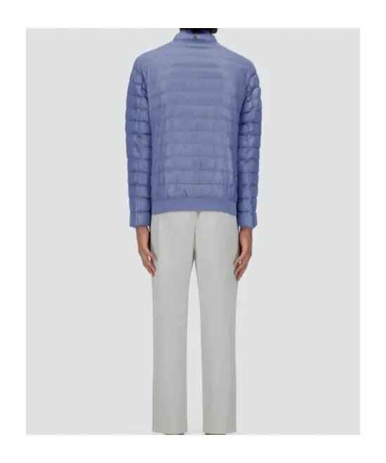 Herno Quilted Zip-front Stand Collar Jacket