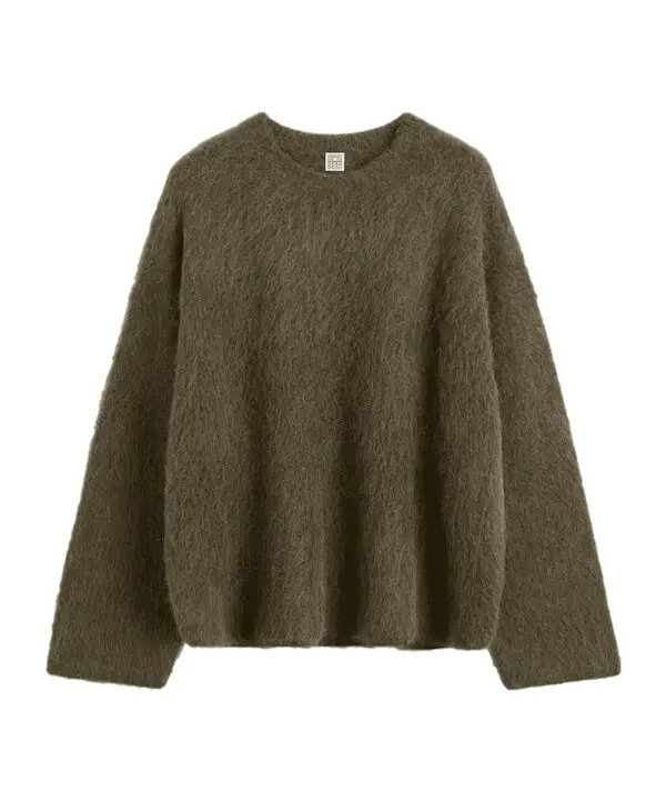 TOTEME Crewneck Knitted Jumper - Brown