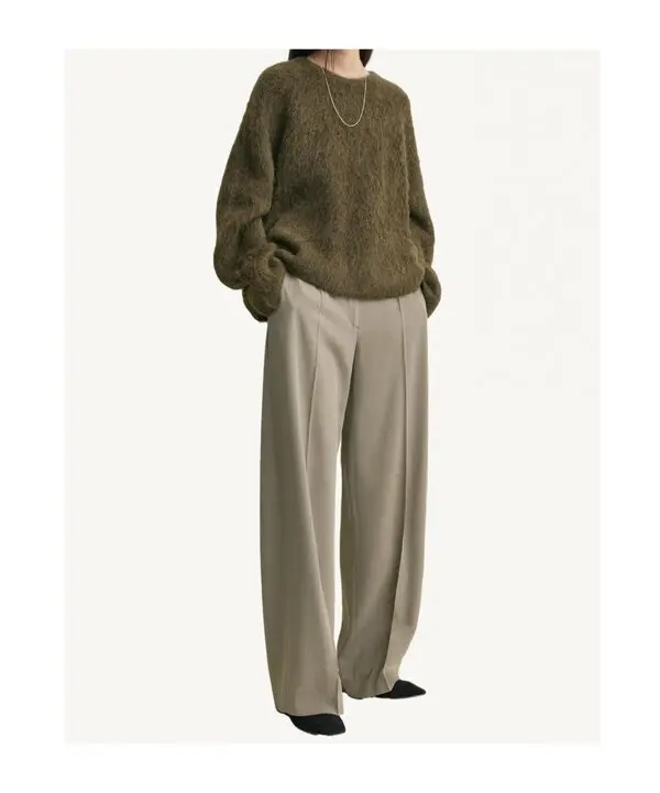 TOTEME Crewneck Knitted Jumper - Brown