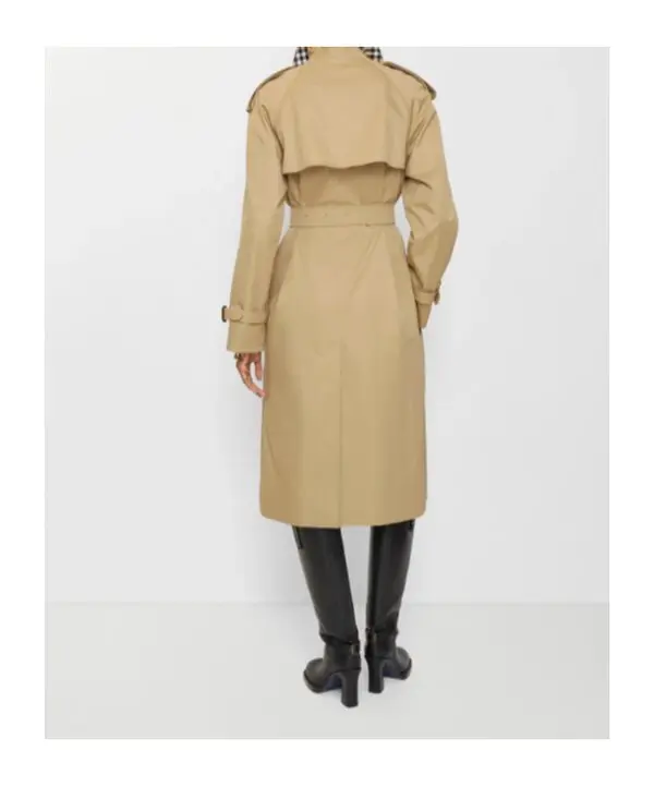 Burberry Double Breasted Belted Coat