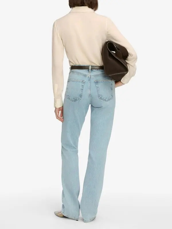 FRAME High Waist Straight Leg Jeans