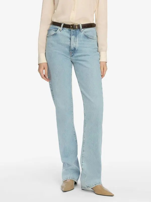 FRAME High Waist Straight Leg Jeans