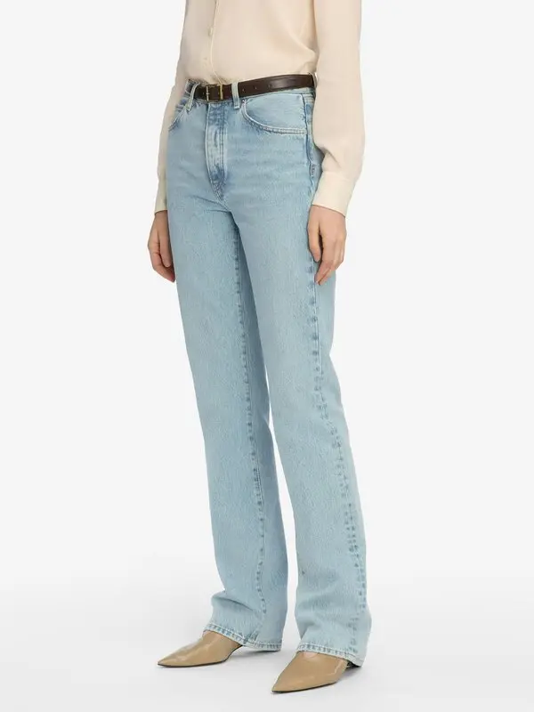 FRAME High Waist Straight Leg Jeans