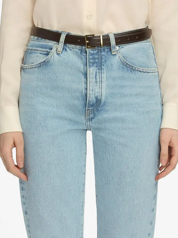 FRAME High Waist Straight Leg Jeans